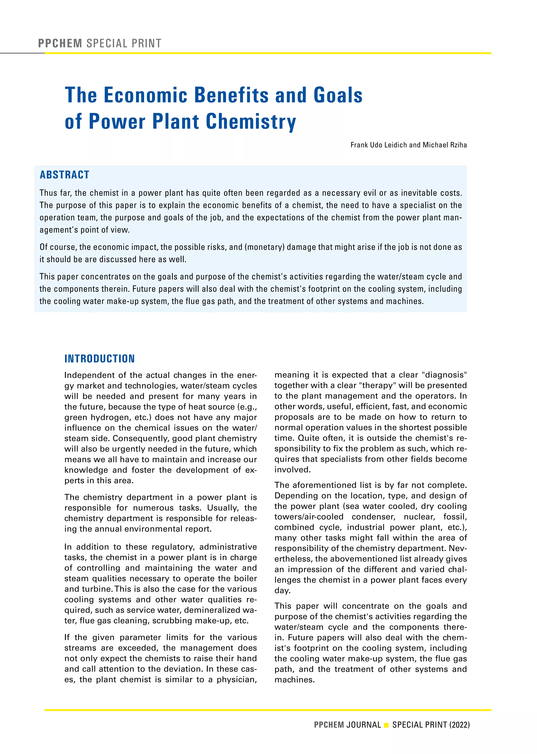 PPCHEM- Power Plant Chemistry .pdf