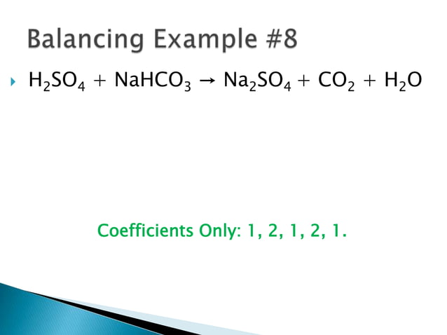 Balancing Chemical Reactions | PPT