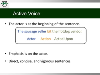 COMM 100 Chpt 3 Emphasis, Voice, and Style | PPTX