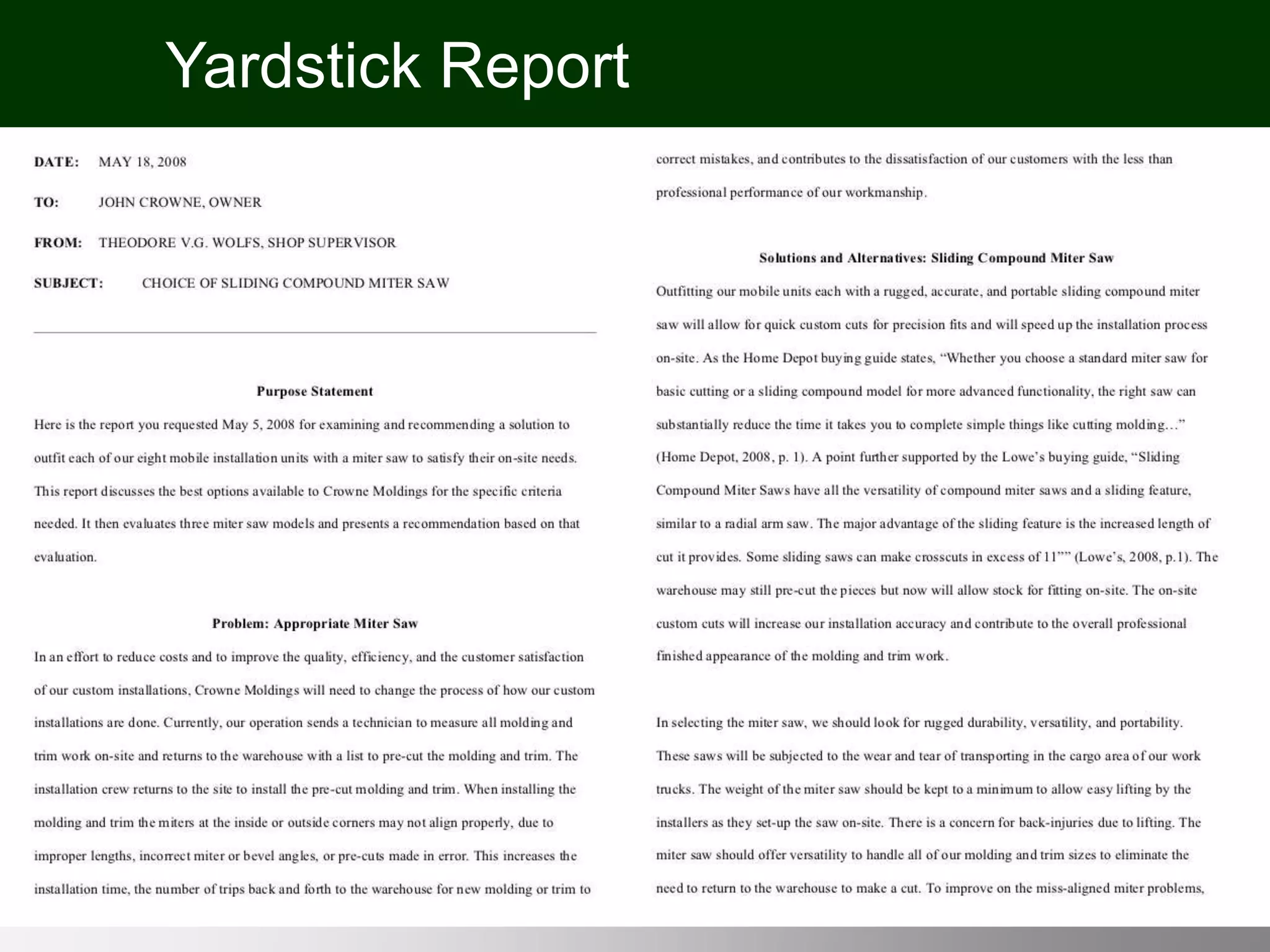 COMM 100 Chpt 8 Types of Informal Reports | PPTX | Technology & Computing