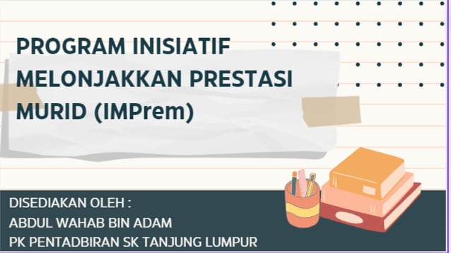PROGRAM MELONJAKKAN PRESTASI MURID IMPREN DATA MENGANALISA KAYU UKUR KEMAHIRAN MURID DALAM ...