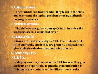 CLT method by Imaneh amini | PPTX
