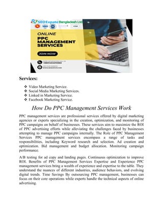 PPC Management Service | PDF