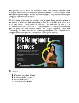 PPC Management Service | PDF