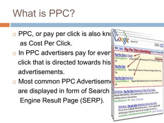 PPC OVERVIEW | PPT