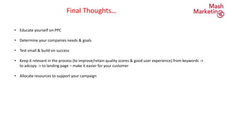 PPC explained visually | PPTX | Search | Internet