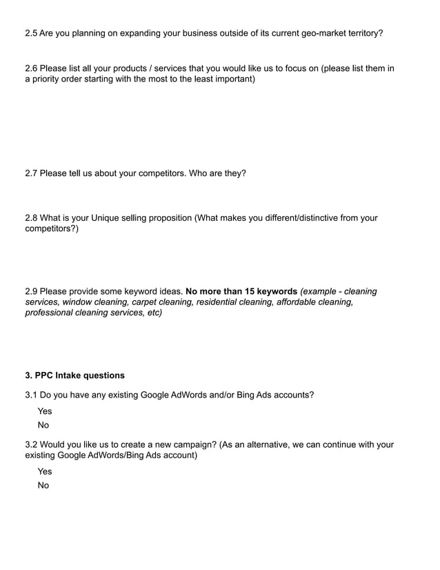 PPC Request Form | PDF