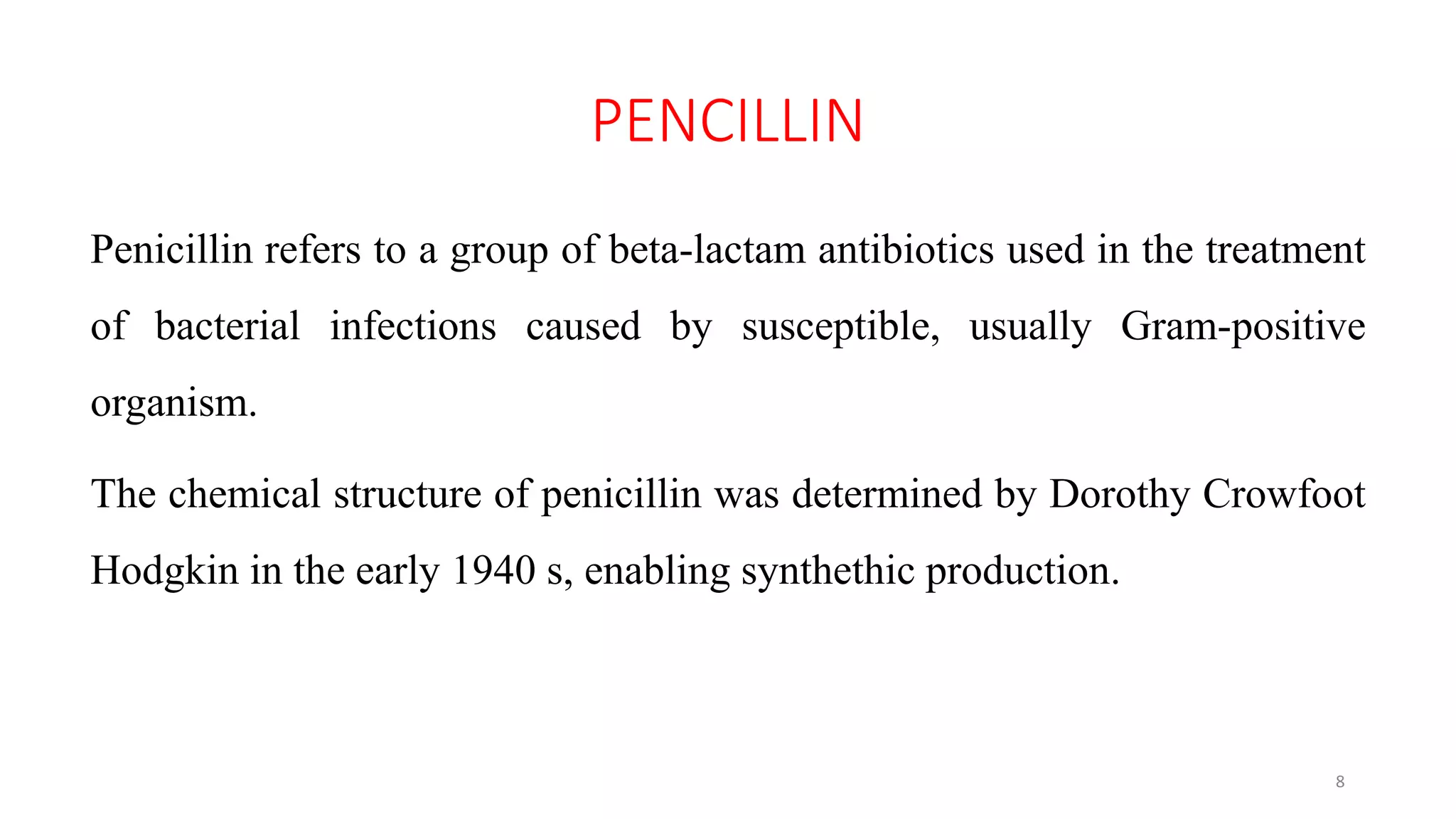 Introduction to Fermentation, and production of penicillin and ...