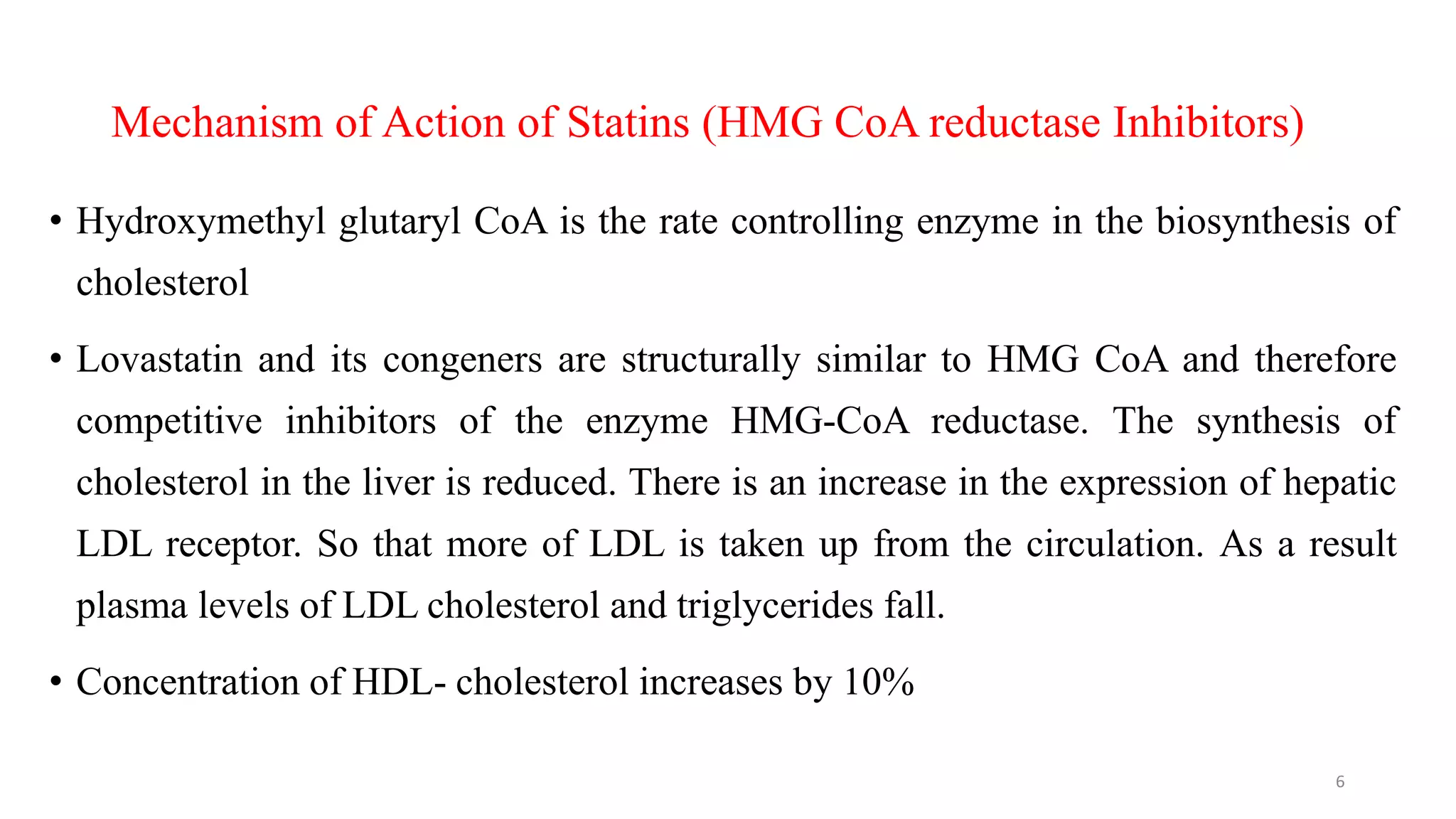 Industrial production of statins | PPTX