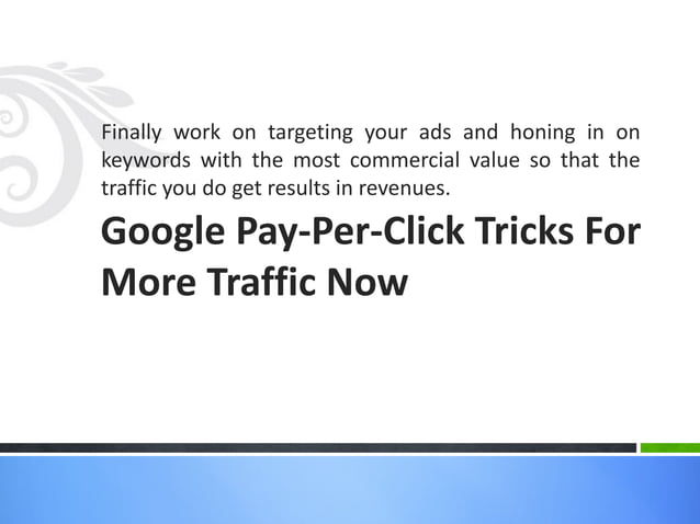 PPC Steps Introducing | PDF | Web Development | Internet