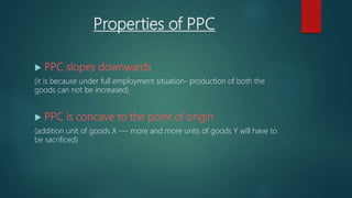 PP curve/ PP frontier | PPT