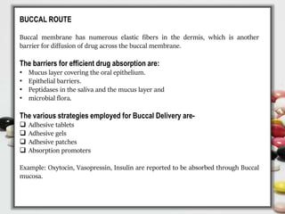 Protein And Peptide Drug Delivery System | PPTX