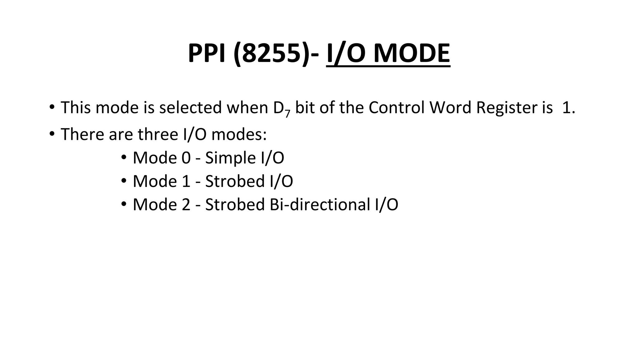 Programmable Peripheral Devices | PPT