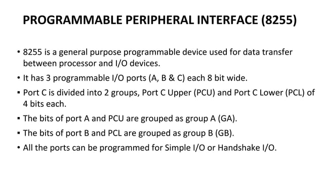 Programmable Peripheral Devices | PPT