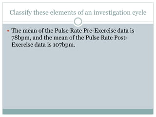 Introduction to PPDAC cycle | PPTX