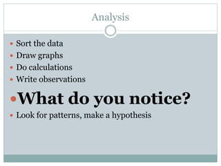 Introduction to PPDAC cycle | PPTX