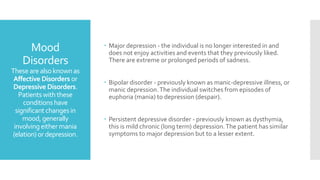 Ppda lecture 5 understanding mental health slideshare version | PPTX