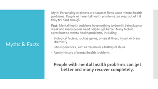 Ppda lecture 5 understanding mental health slideshare version | PPTX