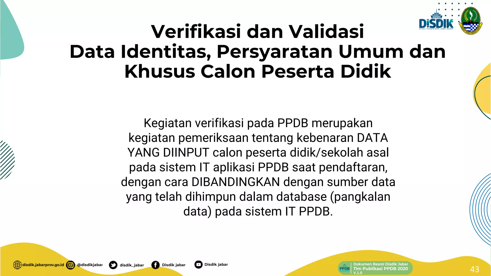 Informasi PPDB Jabar 2020 | PPT