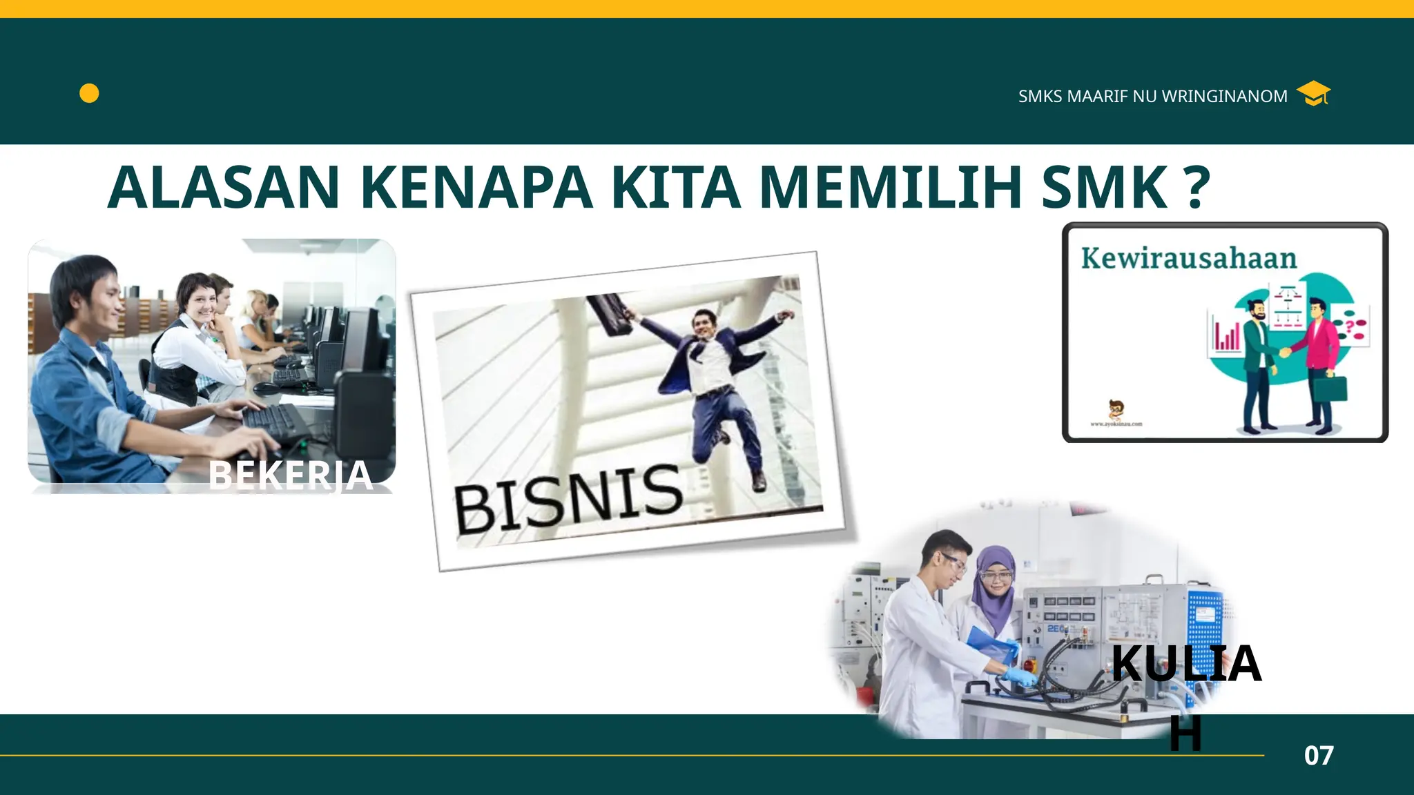 presentasi sekolah SMK tahun pelajaran 2025-2026 | PPTX
