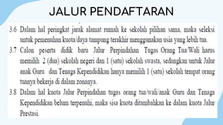 Sosialisasi PPDB SulSel tahun 2024 di Sulawesi Selatan | PPTX