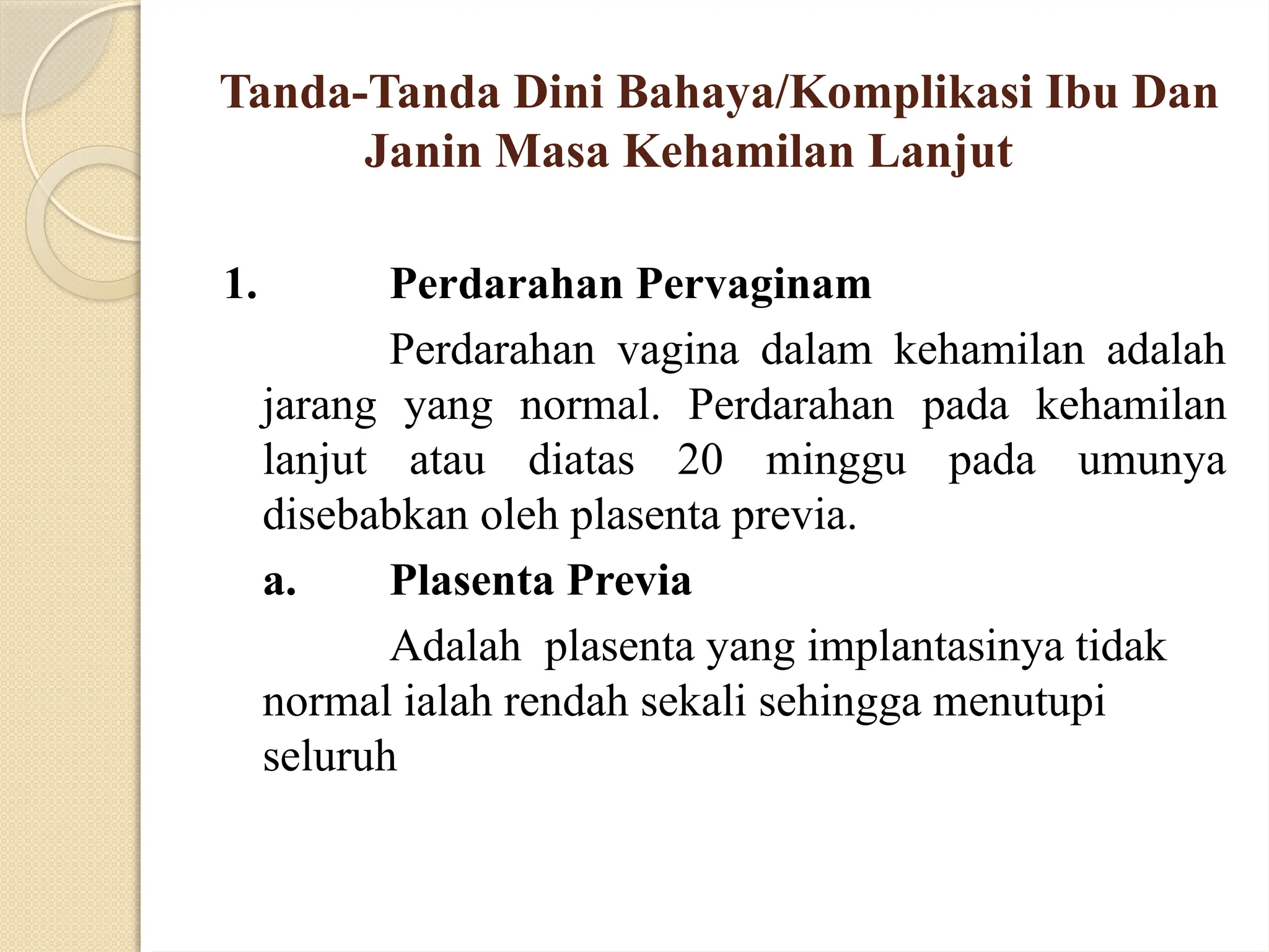 PPT DETEKSI DINI KOMPLIKASI PADA KEHAMILAN, kel 6.pptx