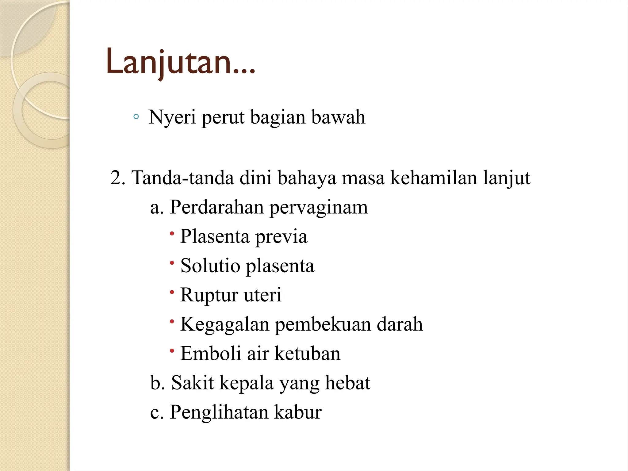 PPT DETEKSI DINI KOMPLIKASI PADA KEHAMILAN, kel 6.pptx