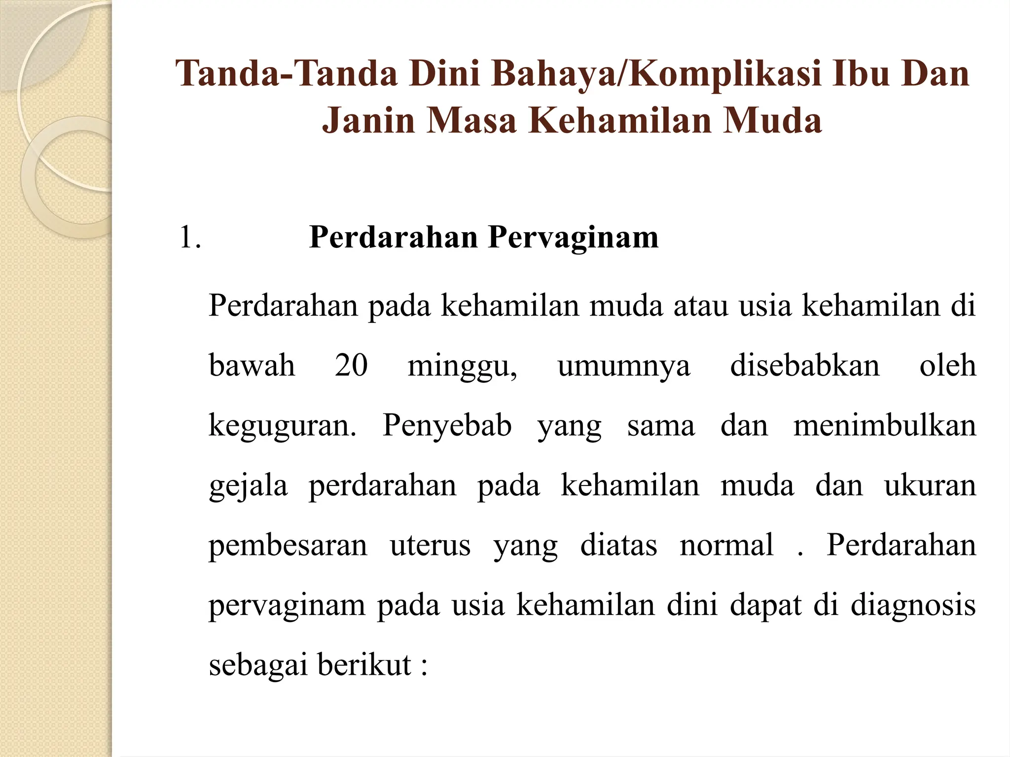 PPT DETEKSI DINI KOMPLIKASI PADA KEHAMILAN, kel 6.pptx