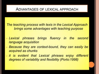LEXICAL APPROACH | PPT