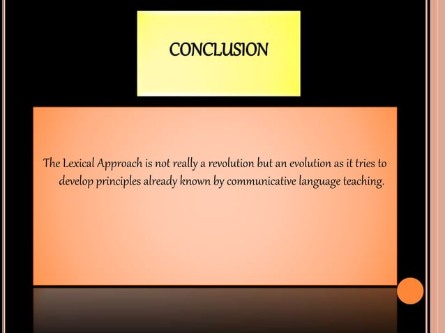 LEXICAL APPROACH | PPT