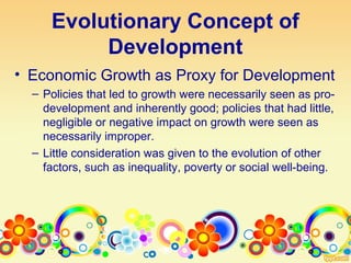 The Nature and Meaning of Development | PDF