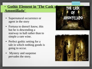 Gothic elements in E.A Poe's short stories | ODP