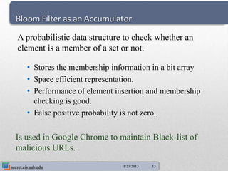 Providing Proofs of Past Data Possession in Cloud Forensics | PPT