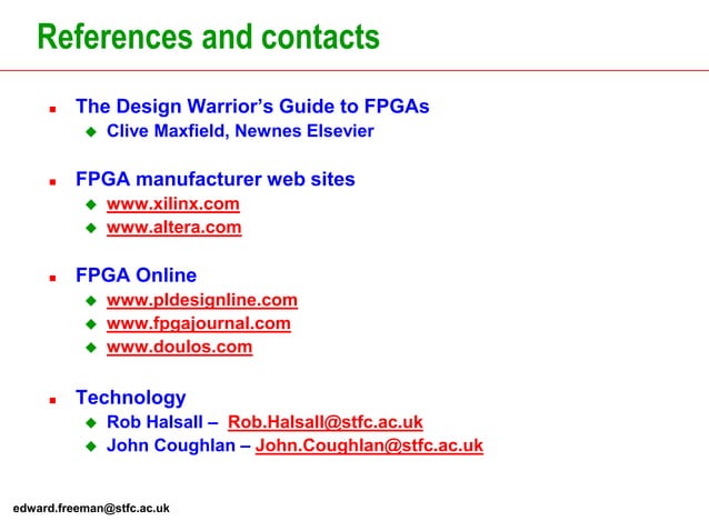 ppd_seminar_110202_talk_edward_freeman_introduction_to_programmable_logic_devices_and_FPGAs.ppt