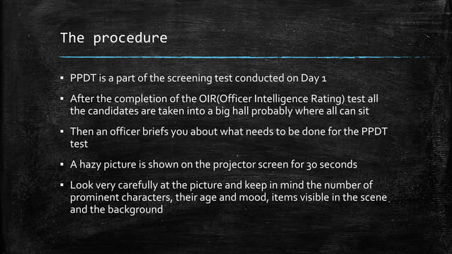 PPDT(Picture perception and description test) in SSB | PPTX | Social ...
