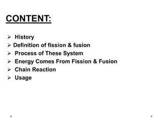 nuclear fission and fusion | PPTX