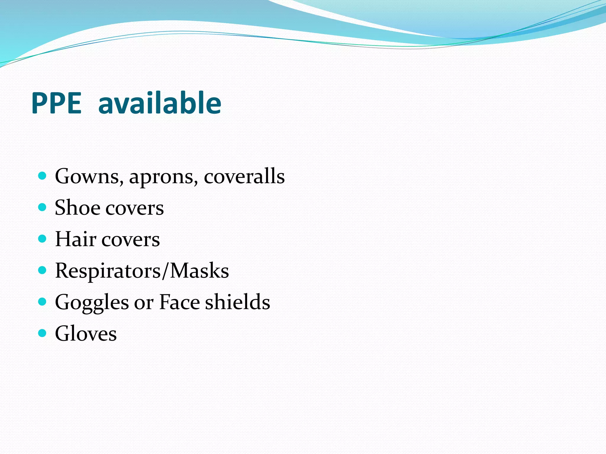 Personal Protective Equipment (PPE) | PPTX