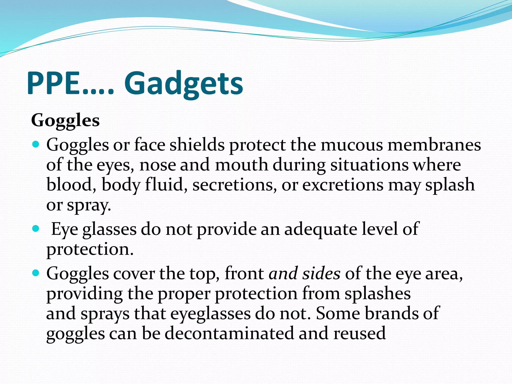 Personal Protective Equipment (PPE) | PPTX