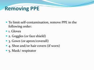 Personal Protective Equipment (PPE) | PPTX