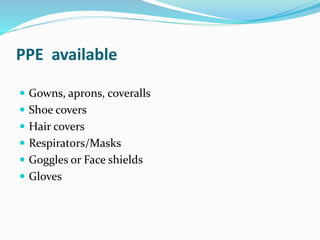 Personal Protective Equipment (PPE) | PPTX