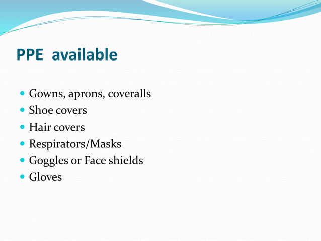 Personal Protective Equipment (PPE) | PPTX