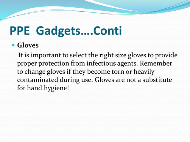 Personal Protective Equipment (PPE) | PPTX