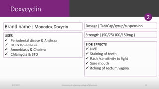 Summary of drugs used in pharmacy | PPTX | Pharmaceutical Drugs ...