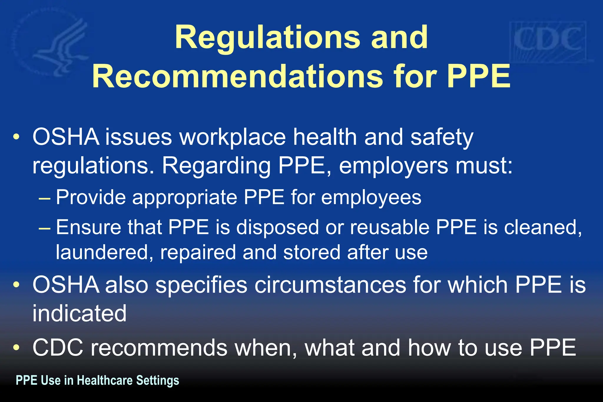 Personal Protective equipment PPE PPE PPE | PPT | First Aid | Injuries