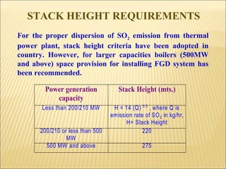 ENVIRONMENTAL IMPACT OF EMISSION OF POWER PLANTS | PPT