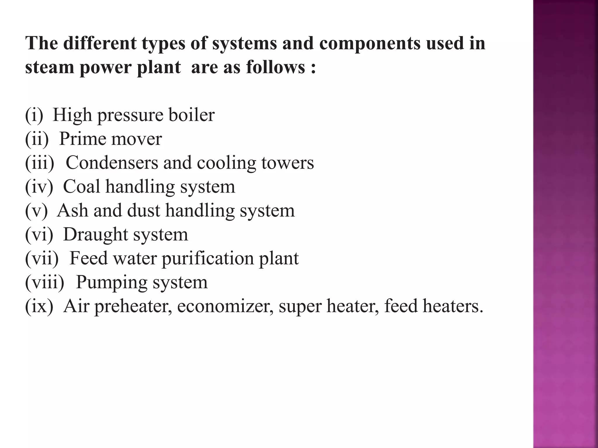 Ppe unit 1 - part 1 - Steam power plant | PPTX