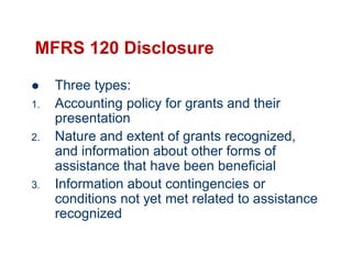 PPE2 Government Grants Financial Accounting Report 2 | PDF