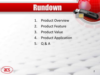 ACR100 product presentation by Advanced Card Systems Ltd. | PPT