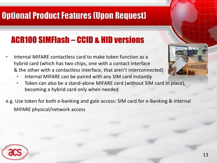 ACR100 product presentation by Advanced Card Systems Ltd.