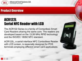 ACR122L VisualVantage Serial NFC Reader with LCD | PPT